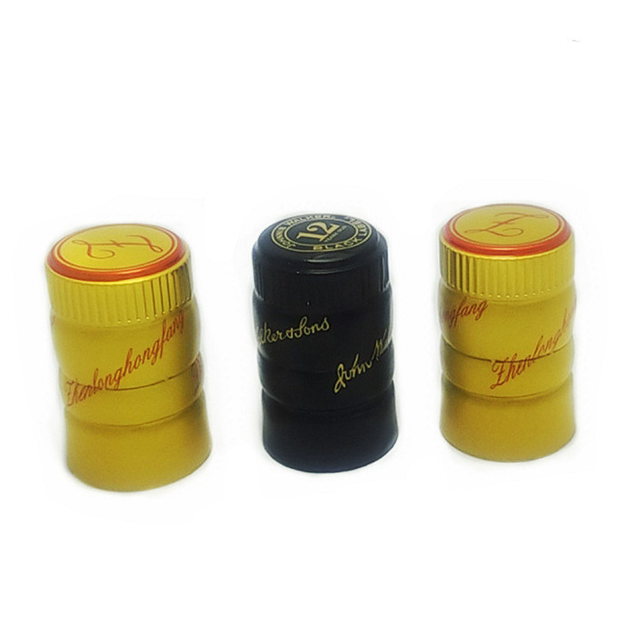 Spirit Bottle Tops Sealing Whisky Bottle Caps Black Gold Color ...
