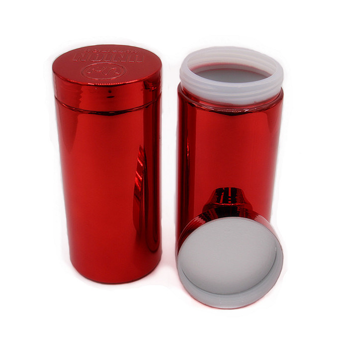 Glossy Plastic Powder Canister Wide Mouth Bottle 1.5-3mm Thick For ...