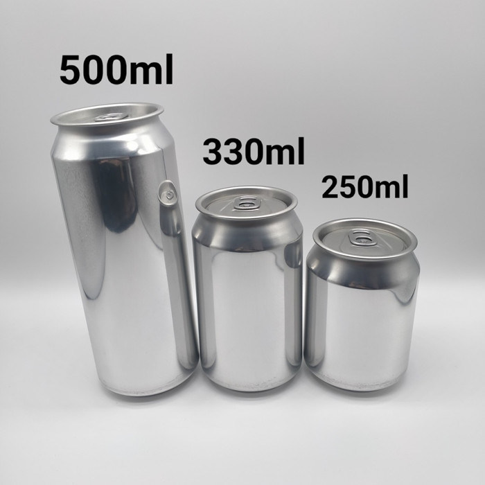 Aluminum Beverage Cans 330 ml Soft Drinks Slim Cans With Easy Open Pull ...