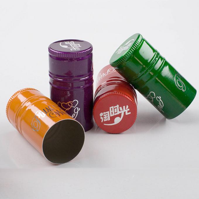 Thread Whisky Bottle Caps Aluminum Glass Bottle Closures Customized ...