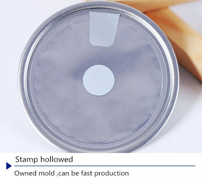 83mm Airtight Sealing Aluminum Can Lids Easy Peel Off Lids For Food jars